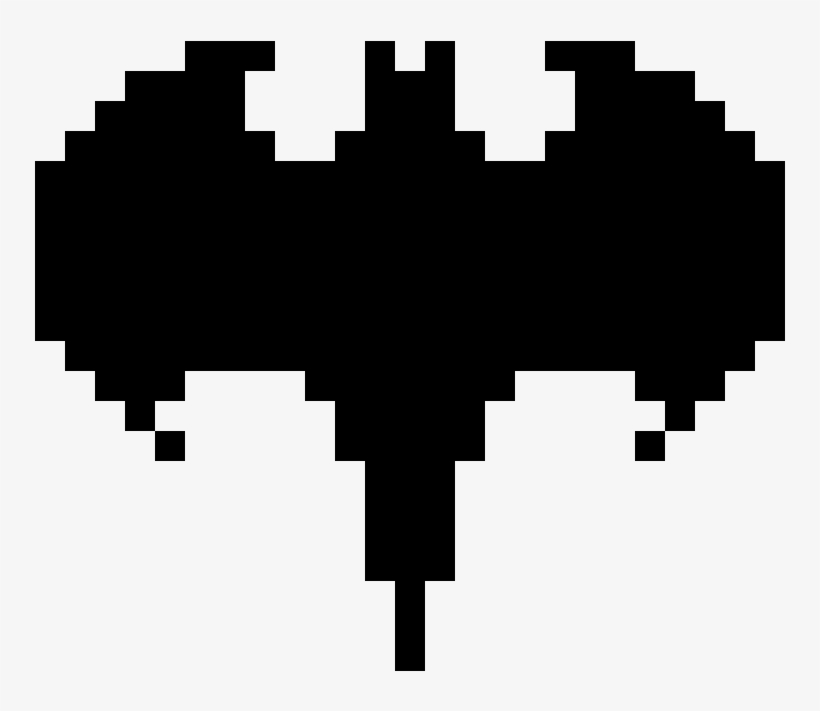 Batman Logo - Kiss Pixel Png - Free Transparent PNG Download - PNGkey