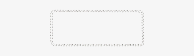Double Rhinestone Rectangle Outline - White Rectangle Outline ...