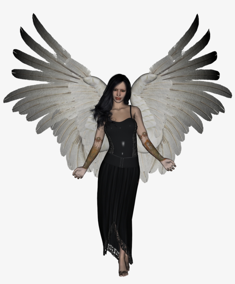 , Png V - Png Angel Transparent Black - Free Transparent PNG Download ...
