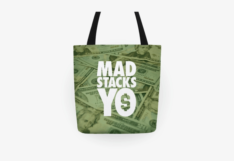Mad Stacks Yo Tote - Tote Bag Kawaii - Free Transparent PNG Download ...