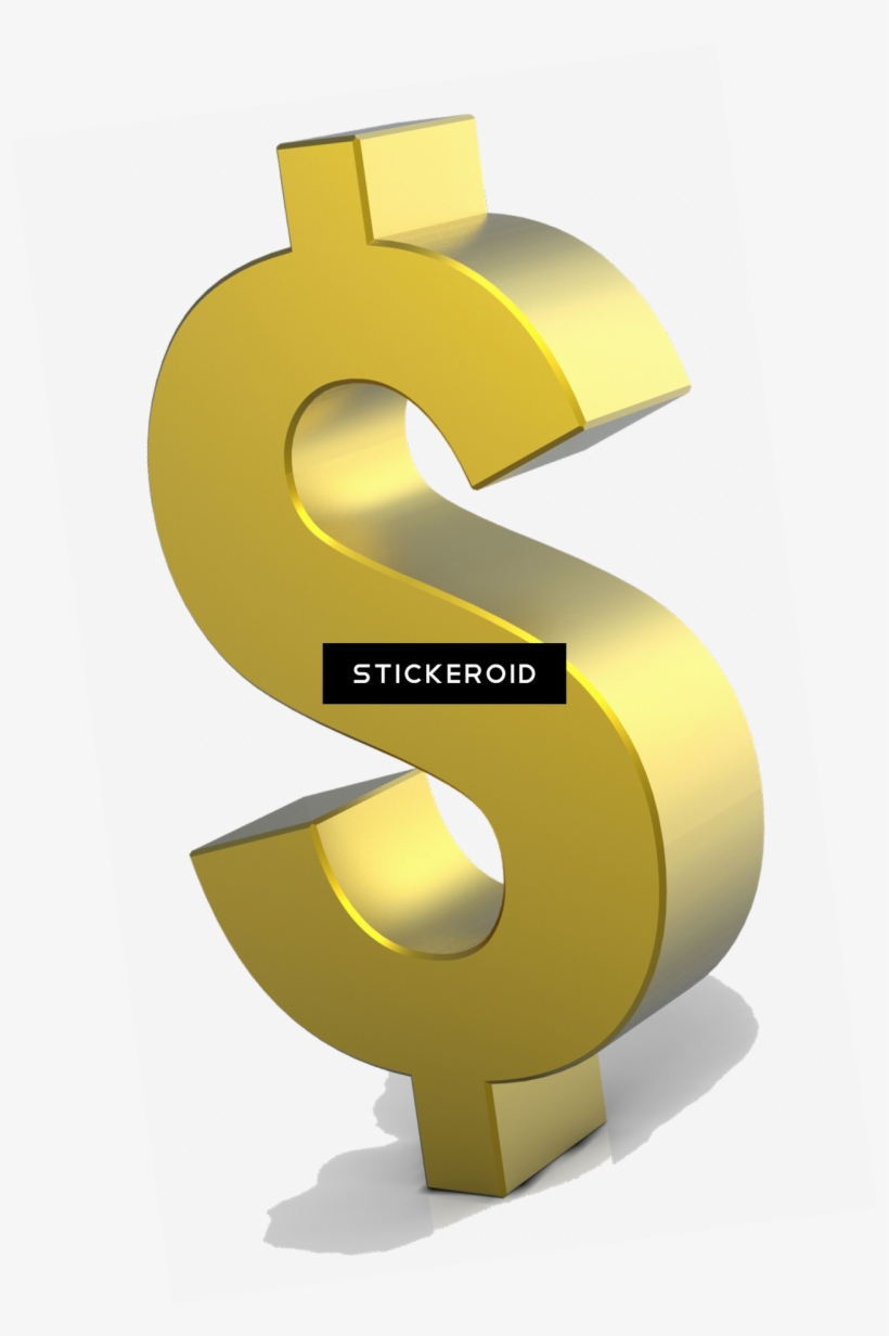 Gold Dollar - Number - Free Transparent PNG Download - PNGkey