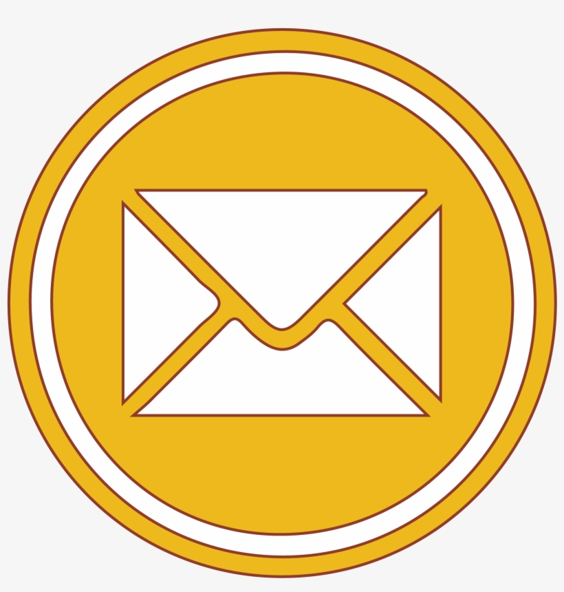 Orange Email Icon Clipart
