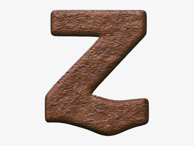 Presentation Alphabet Set - Mud Pies Letter Z - Free Transparent PNG ...