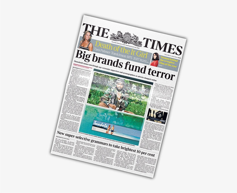 The Times - Newspaper In Png - Free Transparent PNG Download - PNGkey