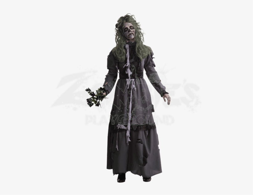 Zombie Lady Costume - Zombie Lady Adult Costume - Free Transparent PNG ...