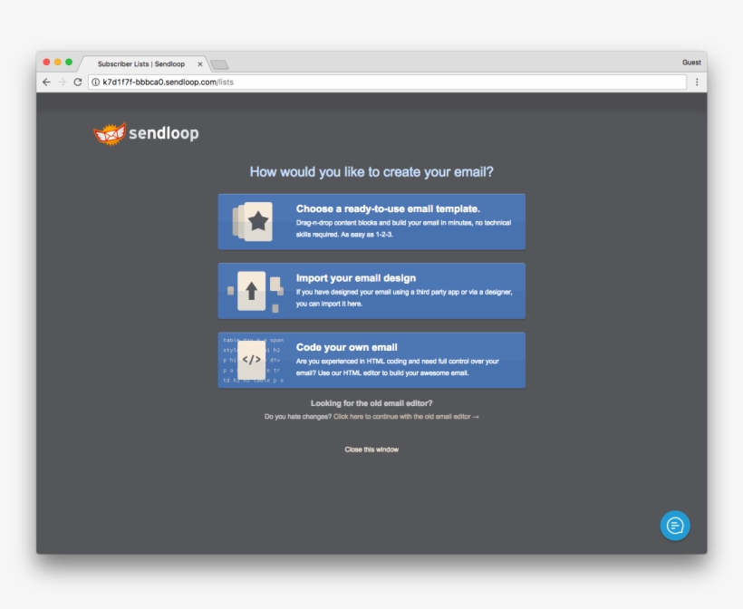 Creating Email Templates Using Sendloop's Html Editor - Html Send Email ...