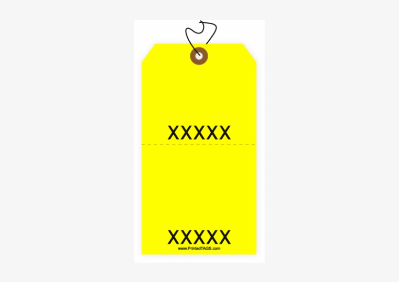 Printed Paper Tear Away Tag - Graphic Design - Free Transparent PNG ...