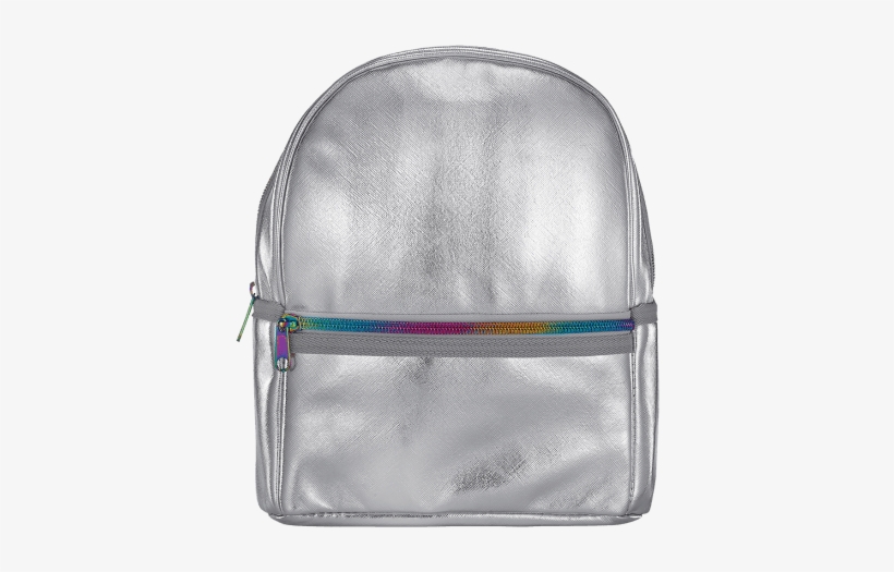 Picture Of Silver Metallic Mini Backpack - Backpack - Free Transparent ...