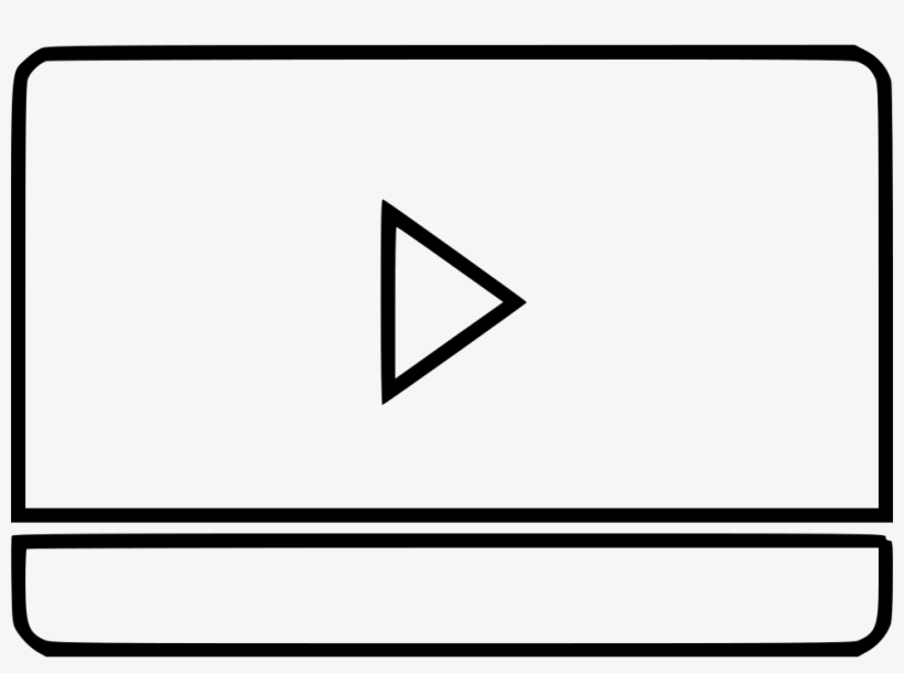 Monitor Play Player Tv Screen Comments - Icon - Free Transparent PNG ...