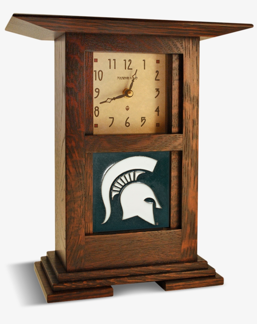 Tile In Prairie Clock - Michigan State Spartans Repositionable 3-pack ...