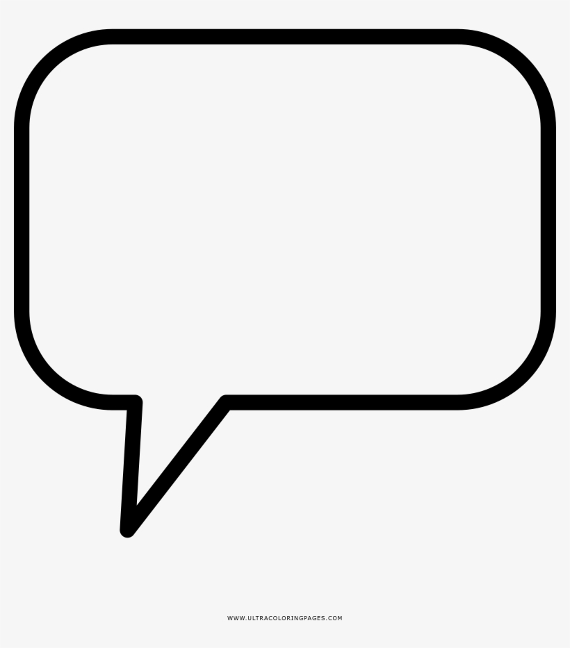 Chat Bubble Coloring Page - Diagram - Free Transparent PNG Download ...