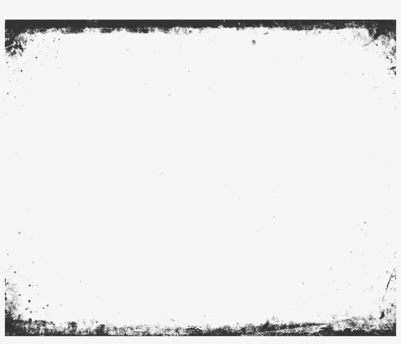 Grunge Border Grey Landscape - Transparent Black Border Landscape ...