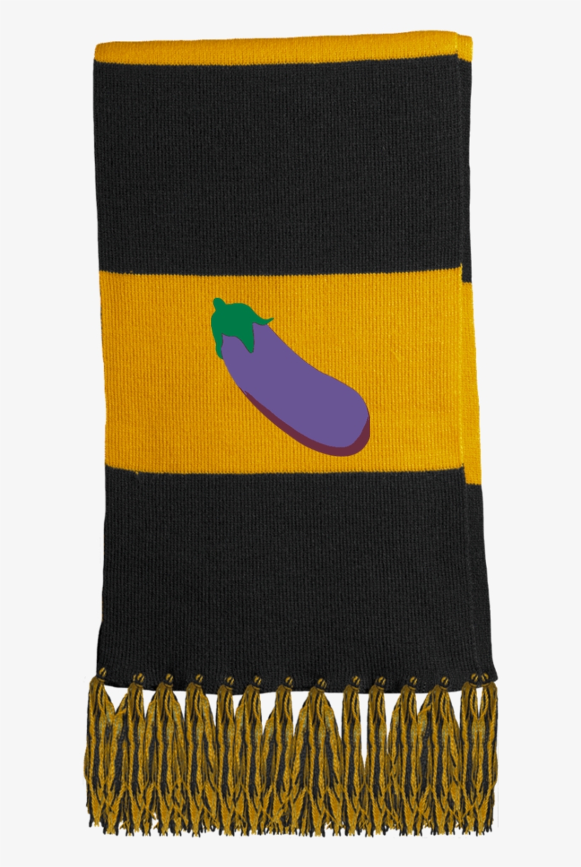 Eggplant Emoji Sta02 Sport-tek Fringed Scarf - Hey Batter Batter ...