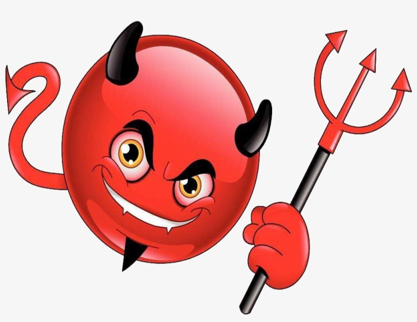 Satan Clipart Devil Emoji - Devil Emoticon - Free Transparent PNG ...