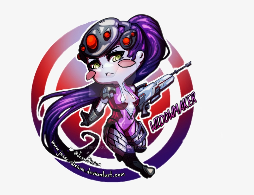 Widowmaker Chibi - Free Transparent PNG Download - PNGkey