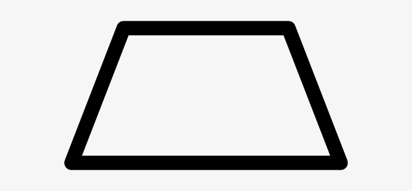 Trapezo#2-outline - Trapezoid Clipart - Free Transparent PNG Download ...