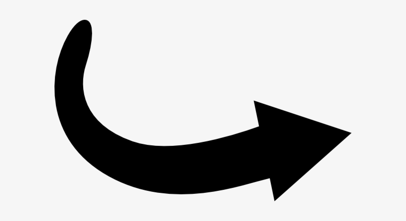 Free Rounded Arrow Clipart Image - Arrow Clipart Black - Free ...