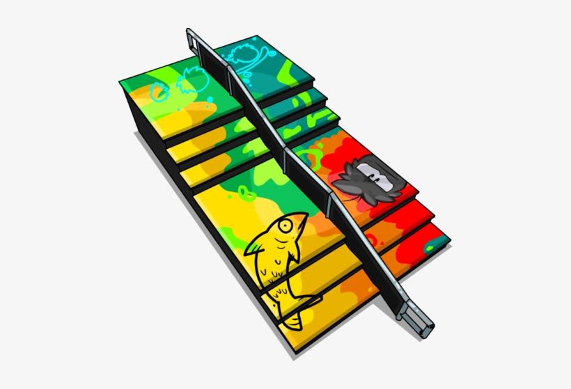 Graffiti Stair Ramp Sprite 008 - Stairs - Free Transparent PNG Download ...