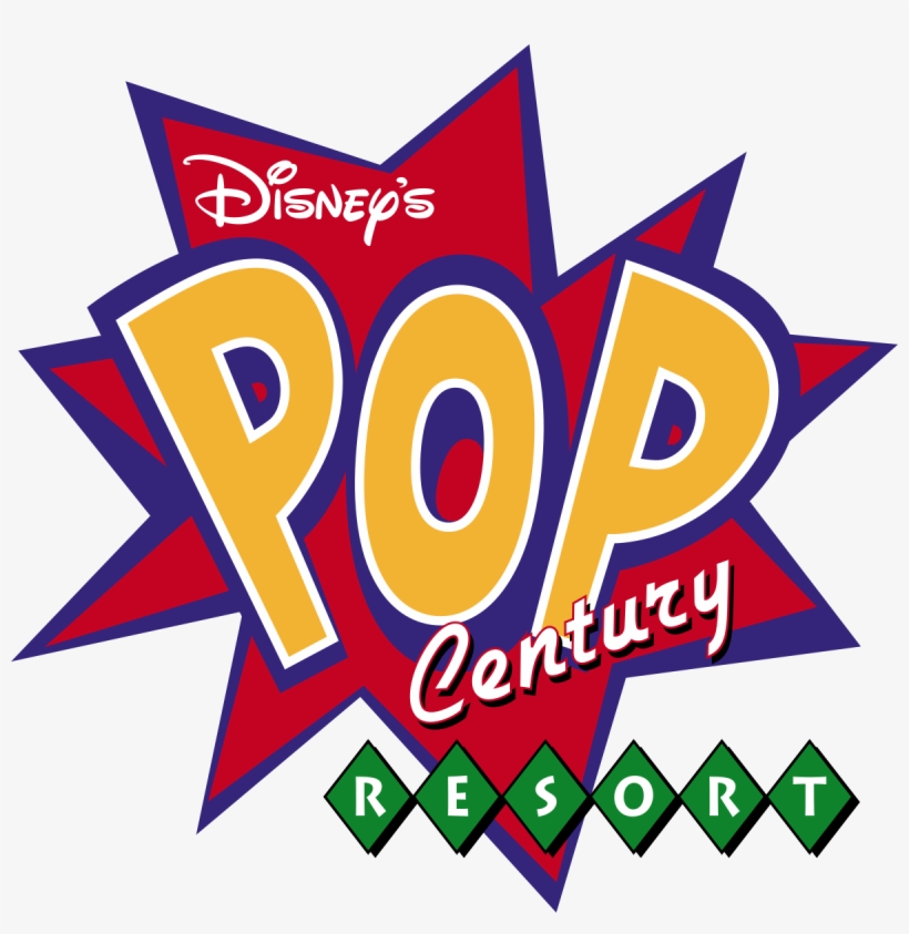 Disneyland Clipart Log - Disney's Pop Century Resort - Free Transparent ...