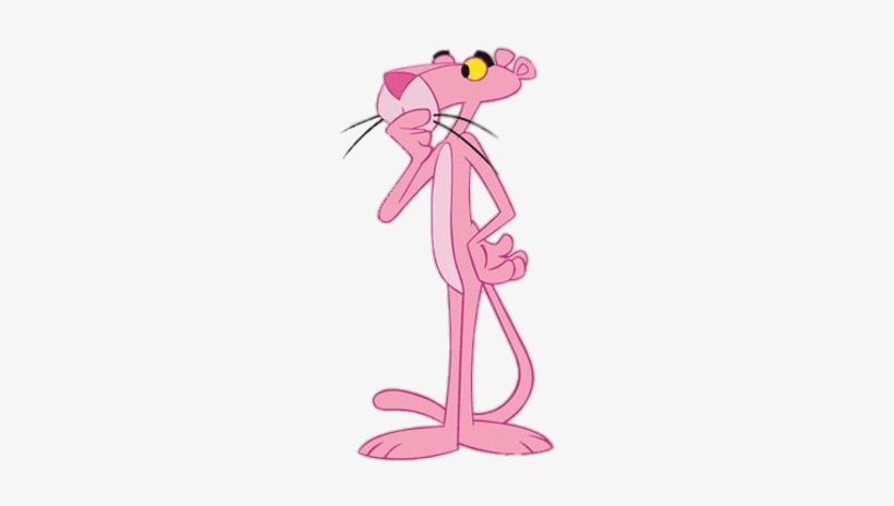 Pink Panther Thinking - Pink Panthers To Do List - Free Transparent PNG ...