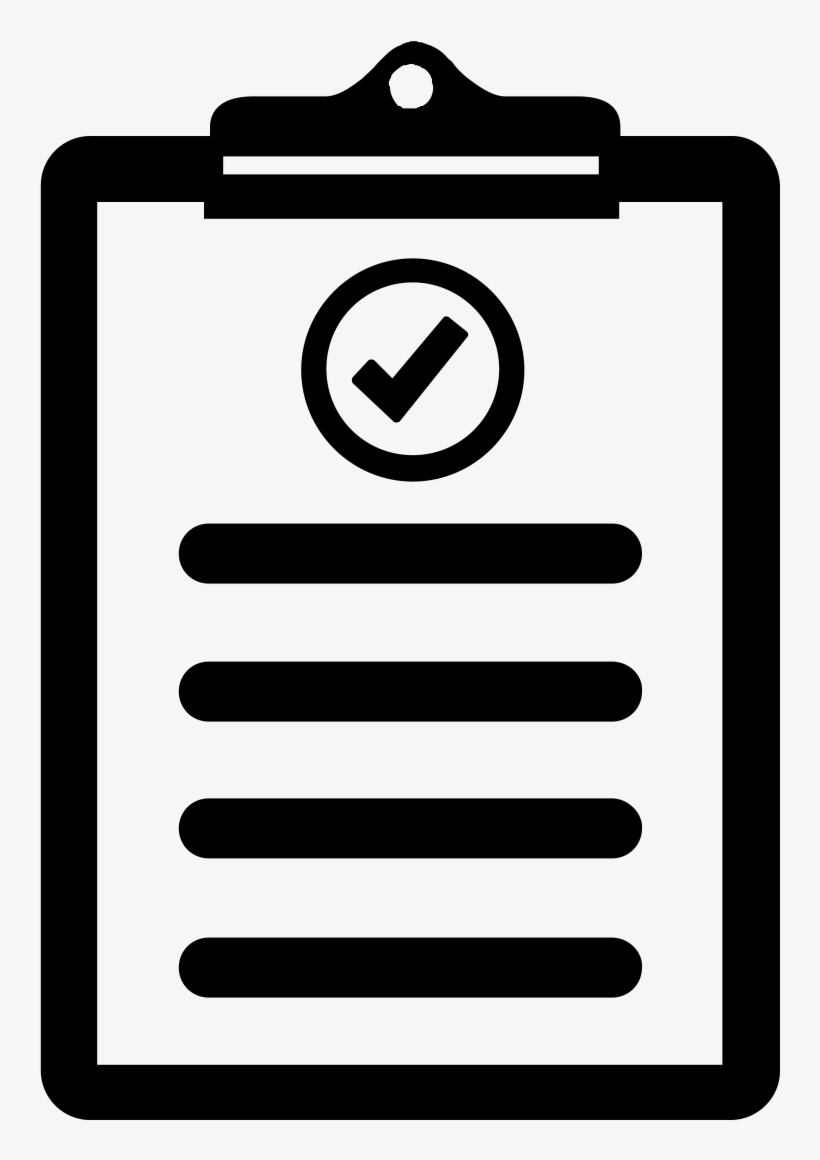 Vector Black And White Stock Checklist Png International - Checklist ...