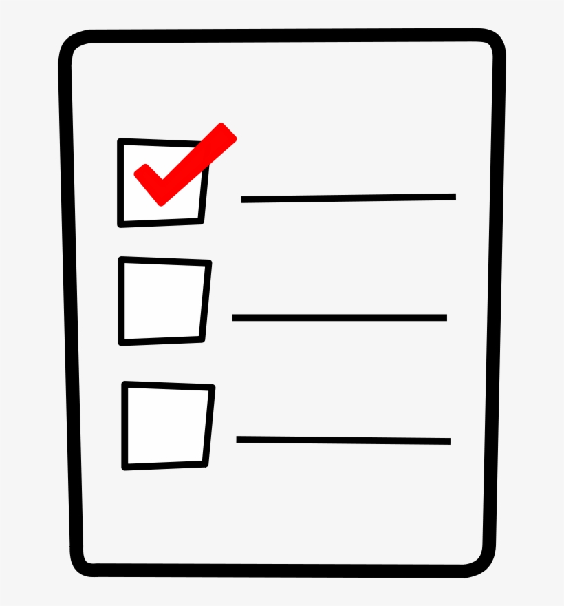Free Clipart - Checklist Clipart - Free Transparent PNG Download - PNGkey