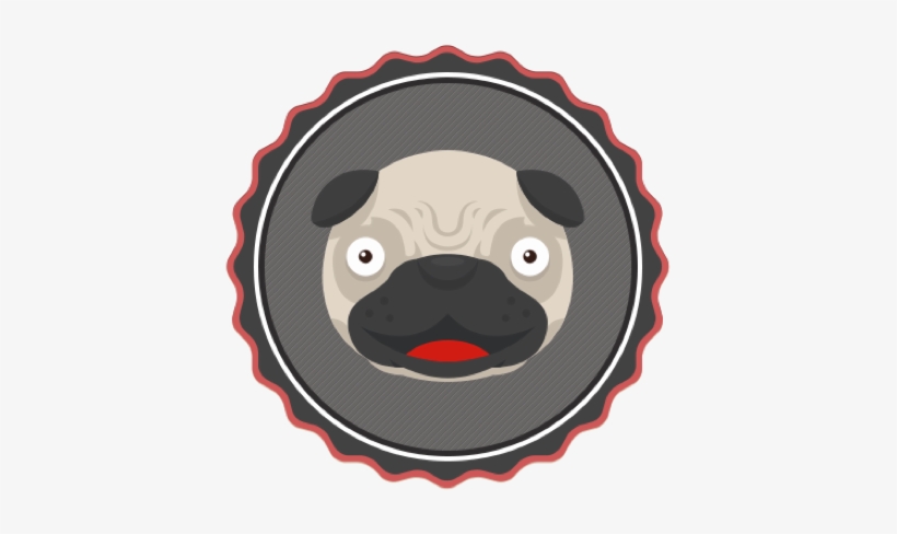 Share The Gift Of Pug - Pug Logo Png - Free Transparent PNG Download ...