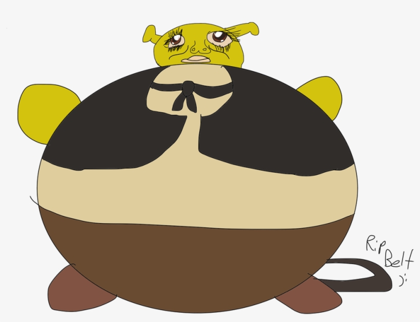 Big Fat Sexy Shrek By Crescenthusky12 - Cartoon - Free Transparent PNG ...