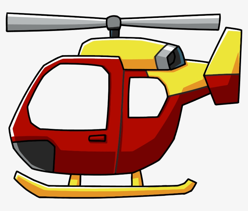 Helicopter Clipart Yellow Helicopter - Helicopter Cartoon Png - Free ...