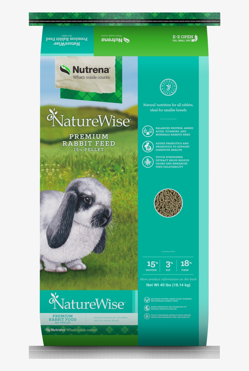 Naturewise 18% Performance Rabbit Feed - Nutrena Feeds Nutrena ...