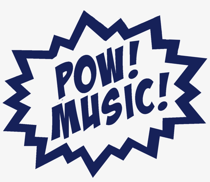 Pow Music - Pow Speech Bubble - Free Transparent PNG Download - PNGkey