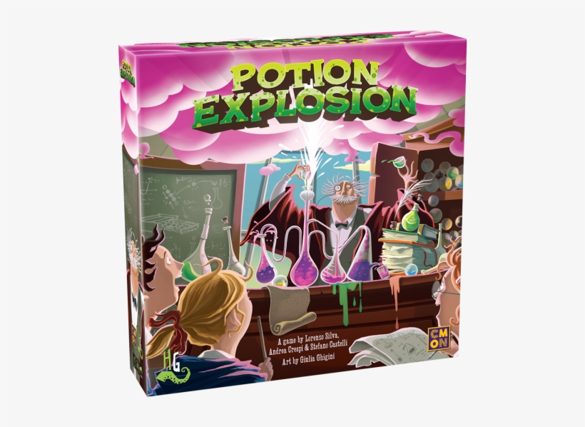 Potion Explosion - Cmon Potion Explosion Board Game - Free Transparent ...