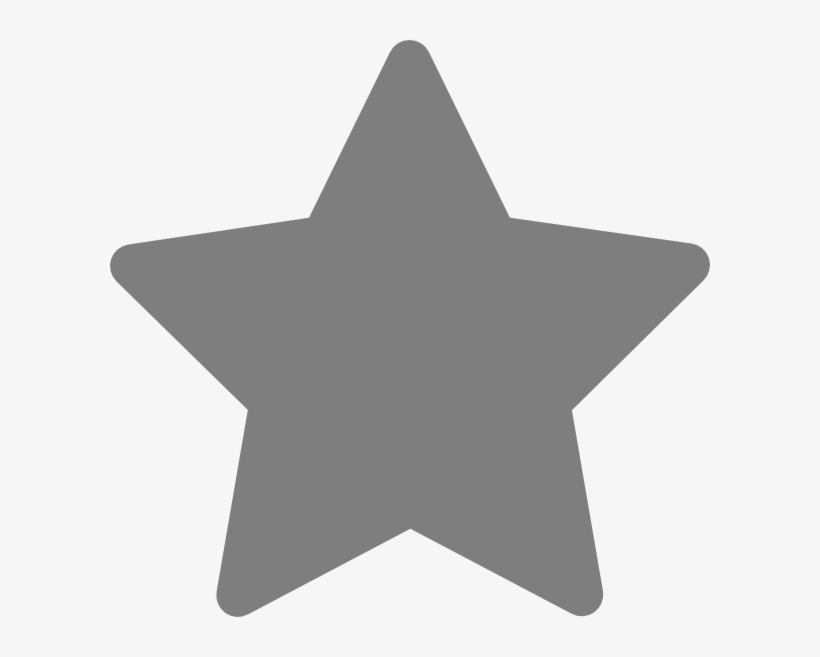 Grey Star Icon Png - Free Transparent PNG Download - PNGkey