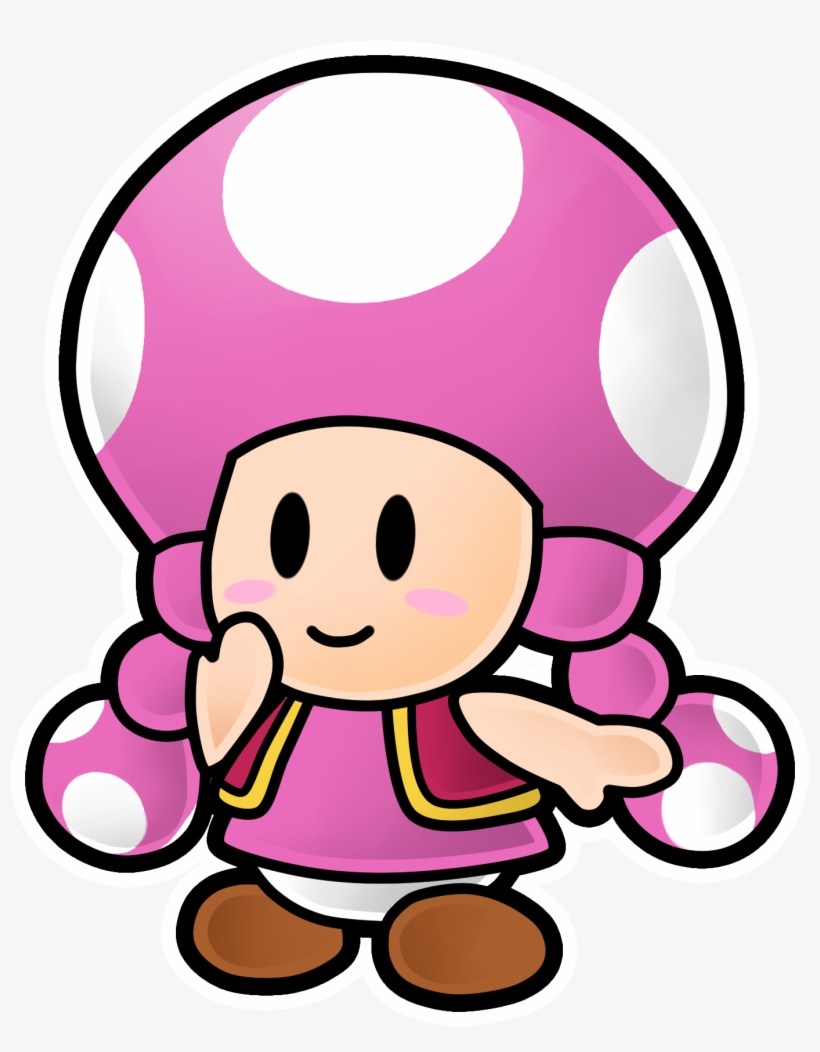 Toadette Paper Mario - Paper Mario The Thousand Year Door Toad - Free ...