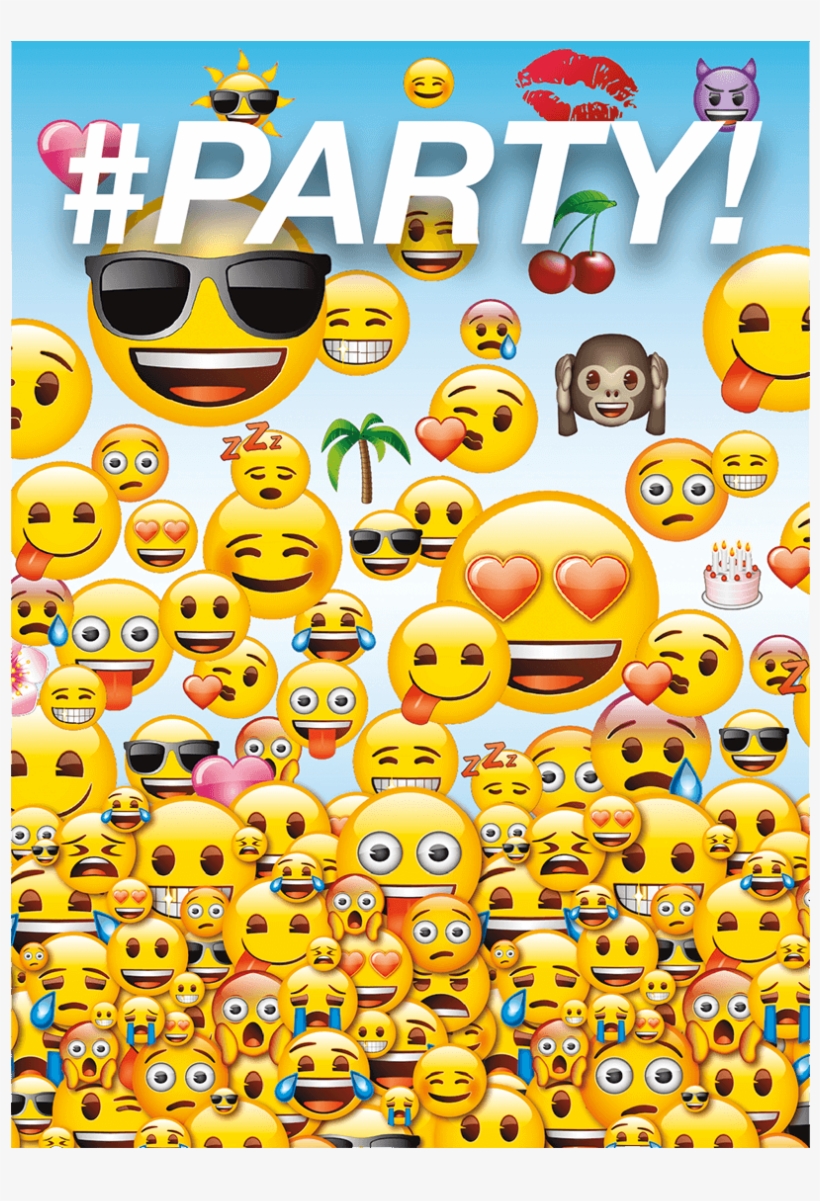 Emoji Party Invite - Emoji Invitations - Free Transparent PNG Download ...