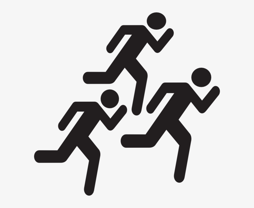 Running Stick Figure - People Running Icon Png - Free Transparent PNG ...