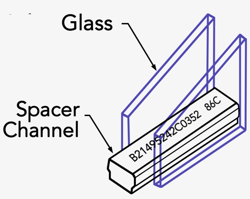 Markings Are Etched In The Glass Or Printed/stamped - Glass Code Spacer ...