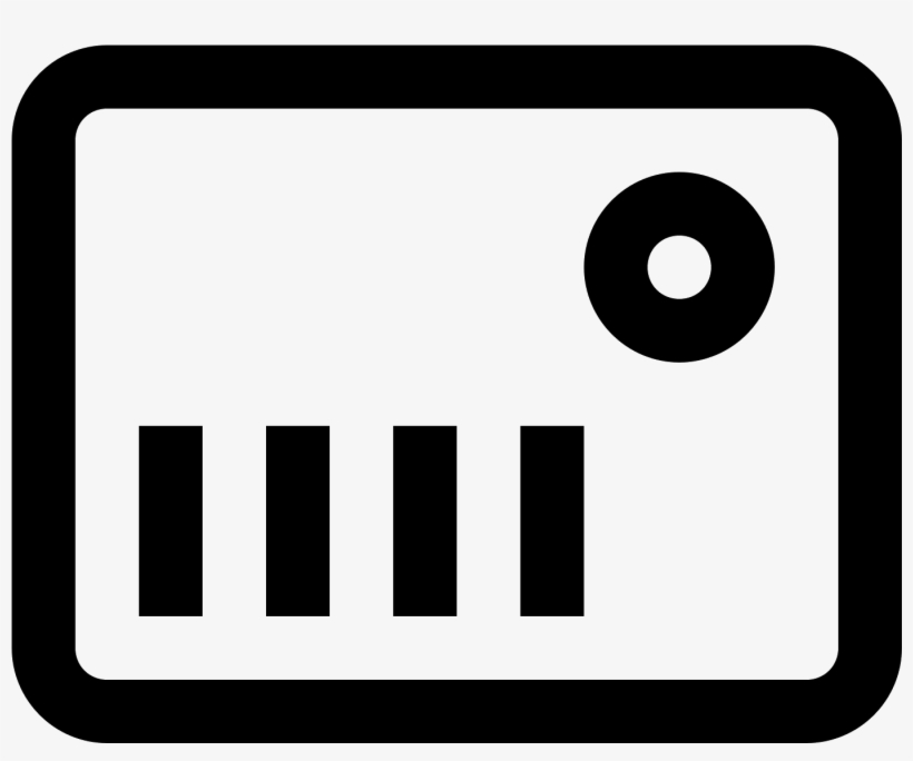 Postcard With Barcode Icon - Icono De Codigo Postal - Free Transparent ...