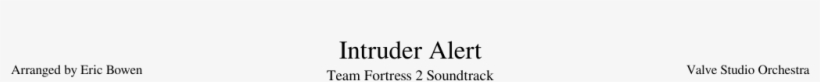 Print - Tf2 Intruder Alert Trumpet Solo - Free Transparent PNG Download ...