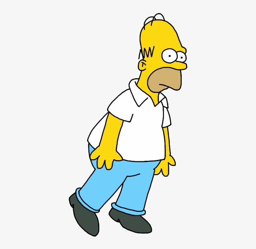 1987 Homer Simpson - The Simpsons - Free Transparent PNG Download - PNGkey