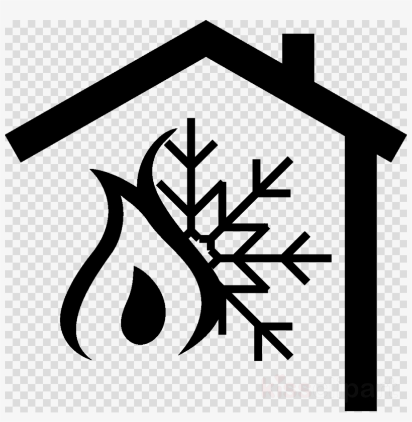 Download Heating Cooling Icon Png Clipart Computer - Simple Snowflake ...