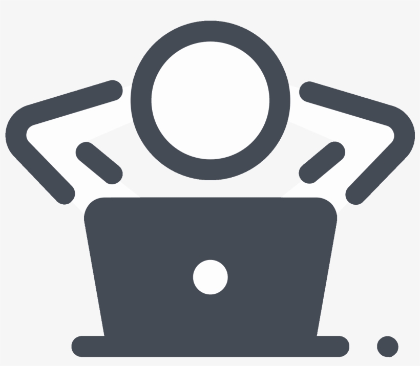 Relaxed Working With A Laptop Icon - Infj - Free Transparent PNG ...
