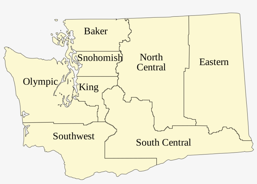 Washington State Map H - Paper - Free Transparent PNG Download - PNGkey