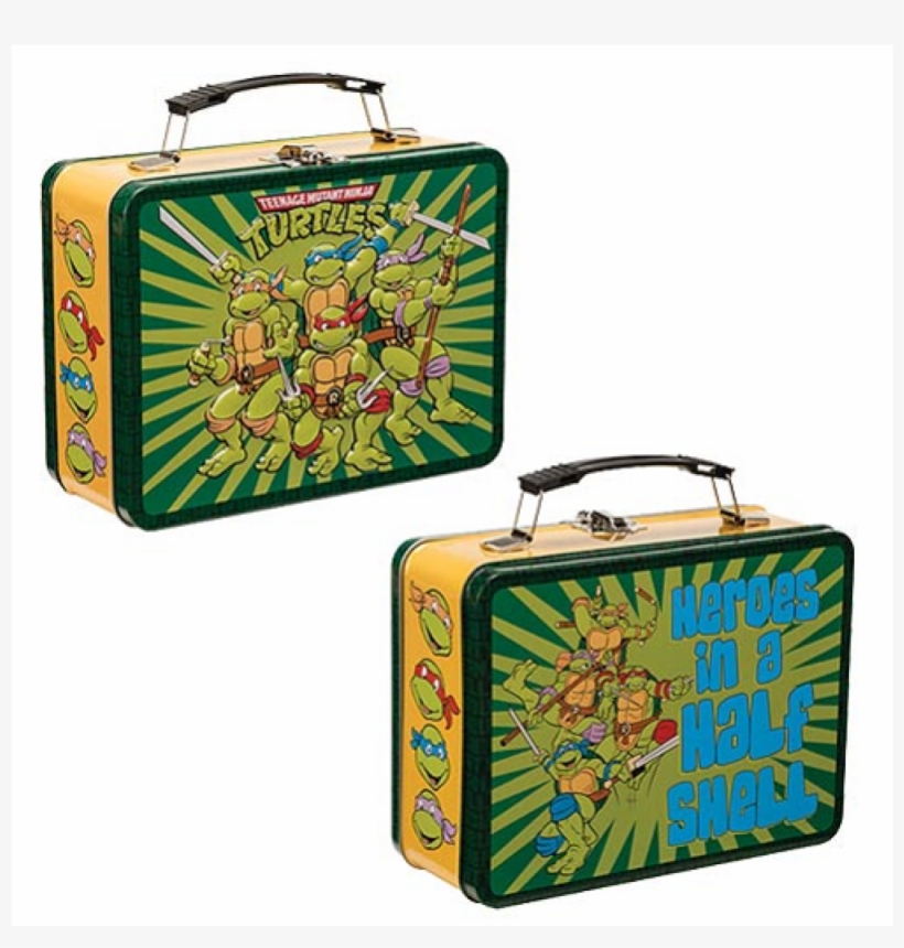 Teenage Mutant Ninja Turtles Lunch Box - Tin Ninja Turtle Lunch Box ...