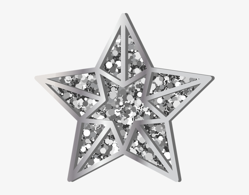 Star Silver Transparent Png Clip Art - Sliver Stars Clipart Png - Free ...