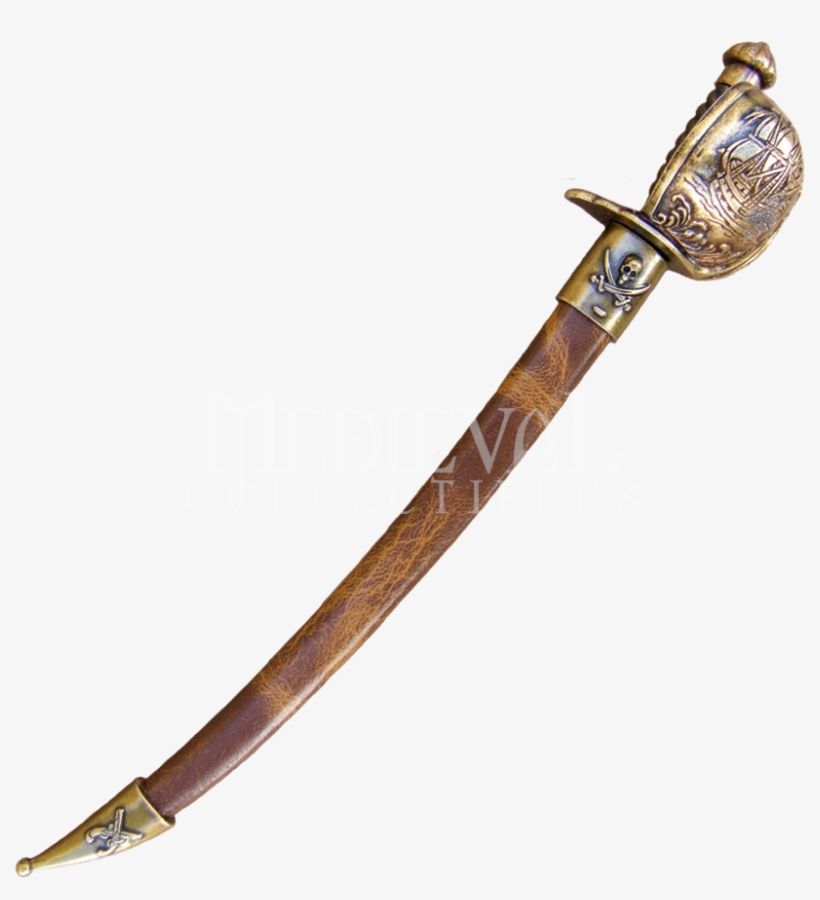 Pirate Cutlass Letter Opener With Scabbard - Pirate Sword With Sheath ...