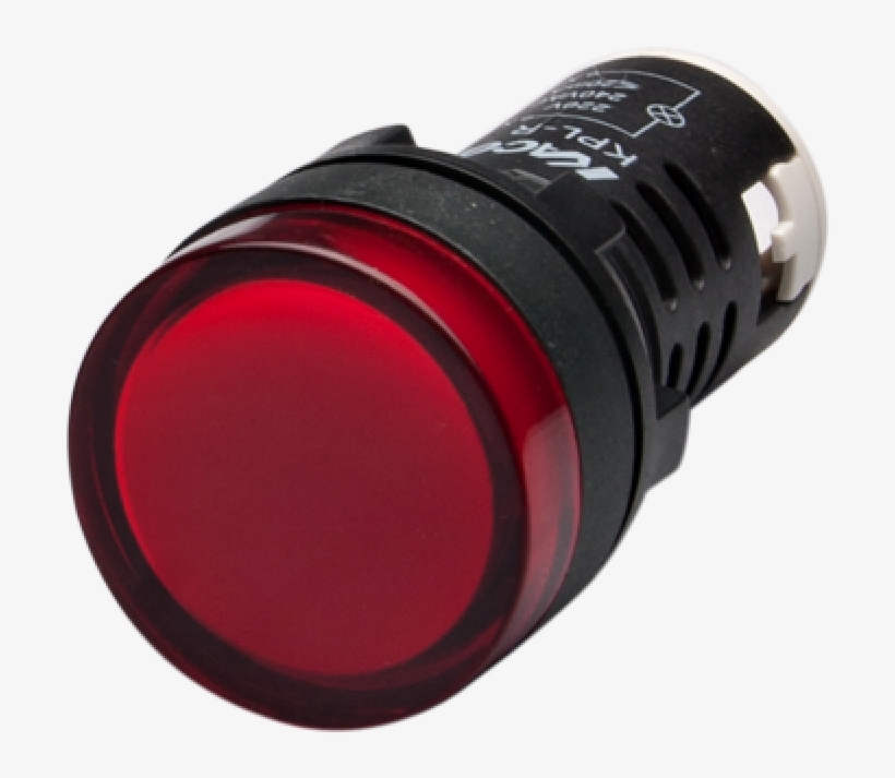 Menics, Pilot Light, Ø22mm, Round, Red Led, 220vac,, - Free Transparent ...