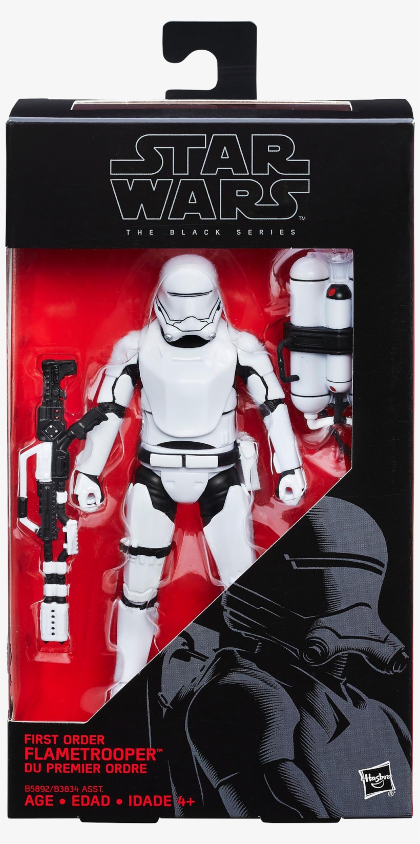 Star - Flametrooper Black Series - Free Transparent PNG Download - PNGkey