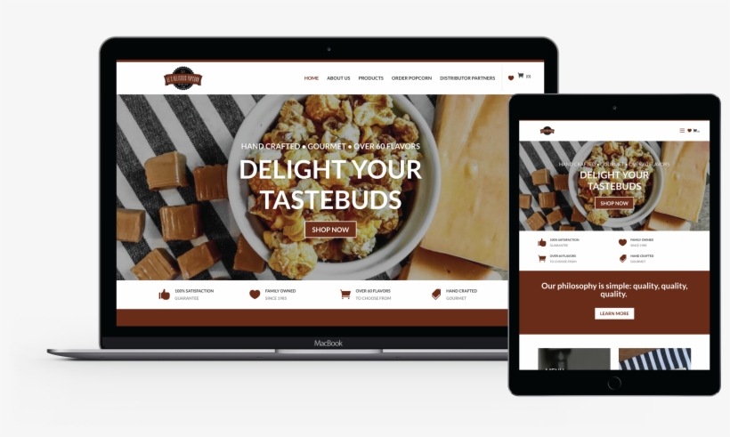 Al's Delicious Popcorn - Website - Free Transparent PNG Download - PNGkey