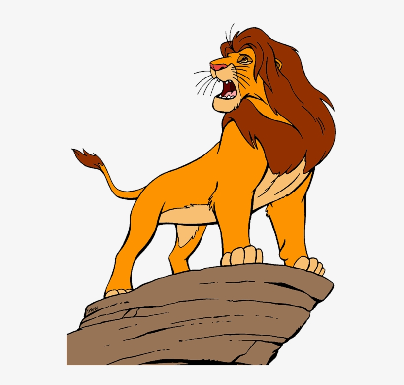 Simba's Face Simba Simba Roaring - Lion King Roar Clipart - Free ...